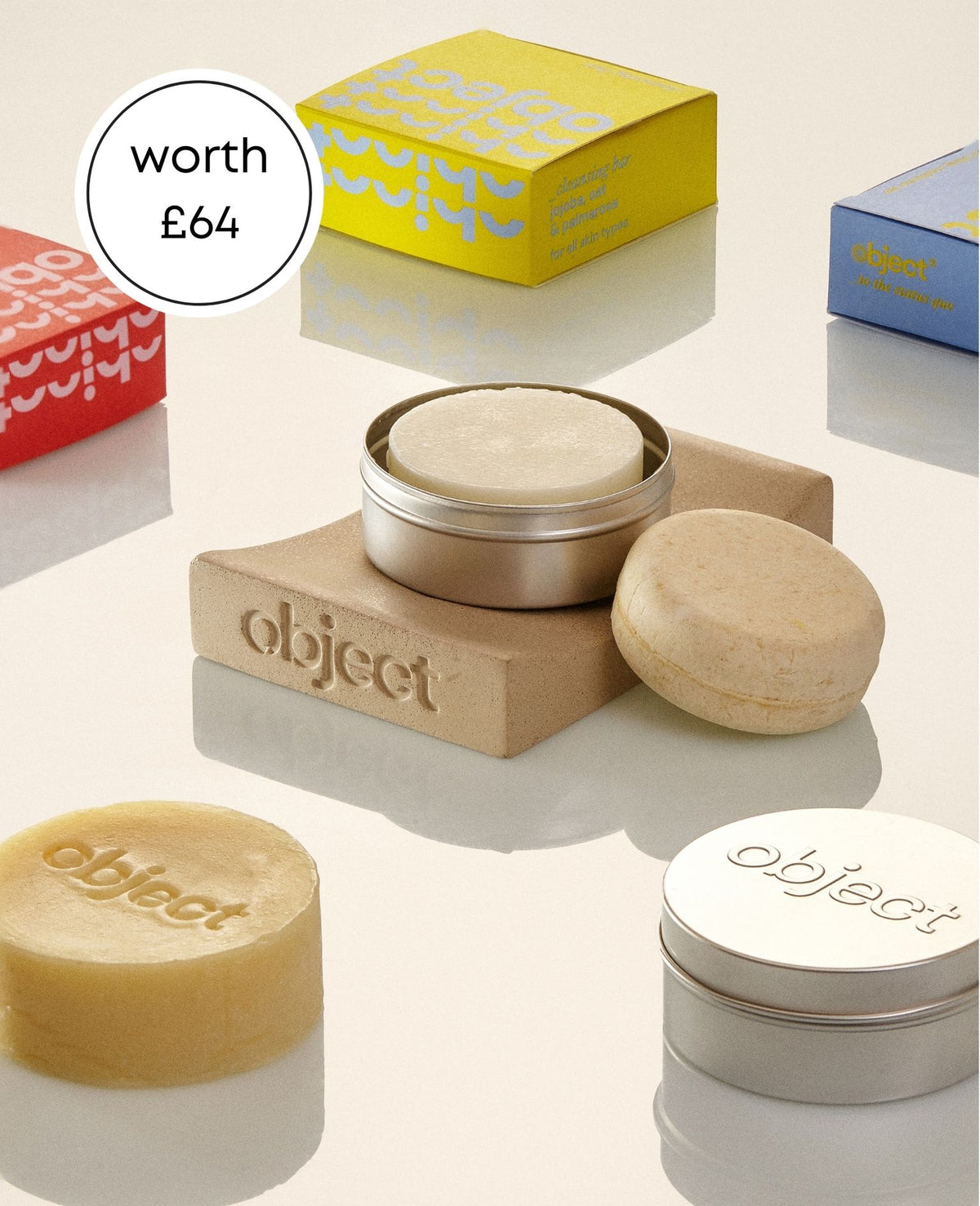 Zero Waste Gift Set. Shampoo Bar Storage. Object Beauty