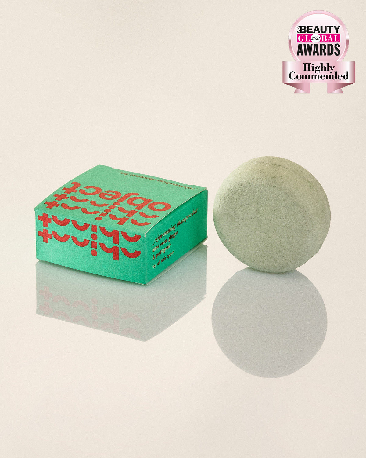 Rejuvenating Solid Shampoo Bar. All Hair Types. Object Beauty.